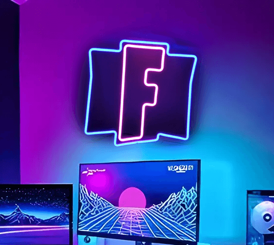 Neon Fortnite LED Dla gracza - NeonyDoDomu